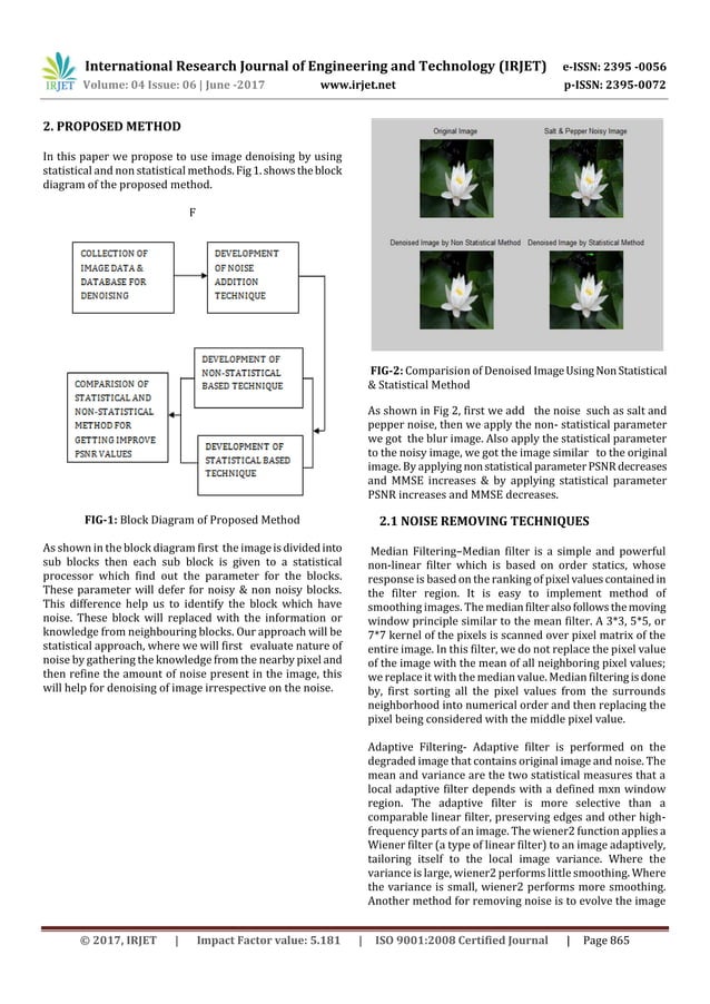 Review Paper on Image Denoising Techniques | PDF