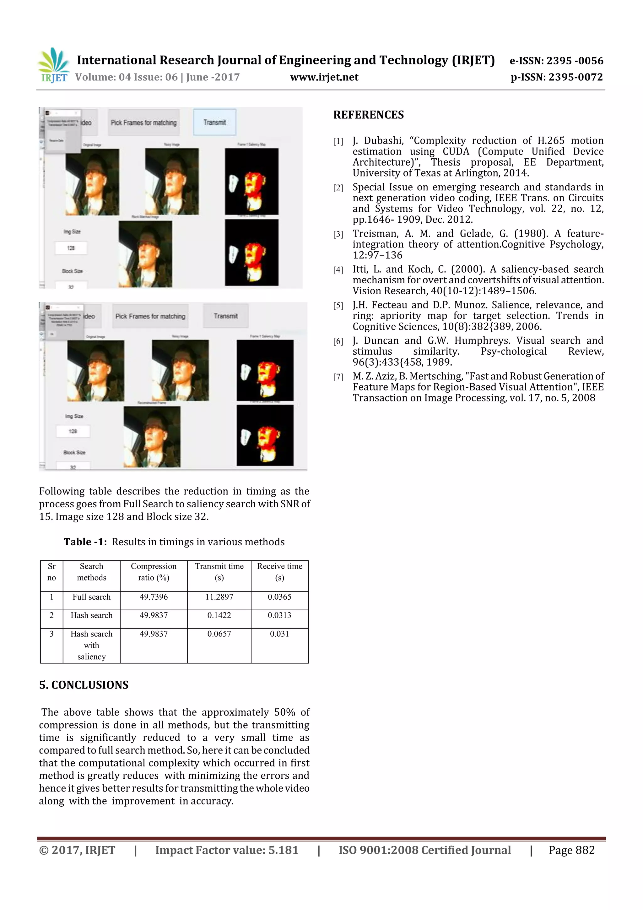 SVM Based Saliency Map Technique for Reducing Time Complexity in HEVC | PDF | Video Software ...