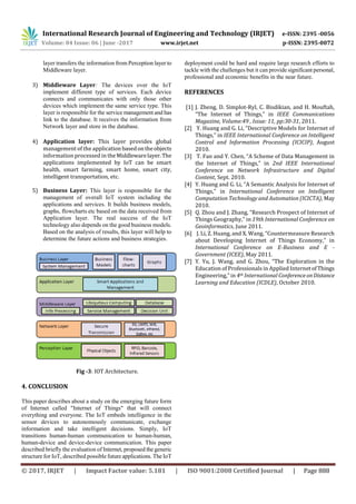 A Study on Internet of Things | PDF | Internet of Things | Internet