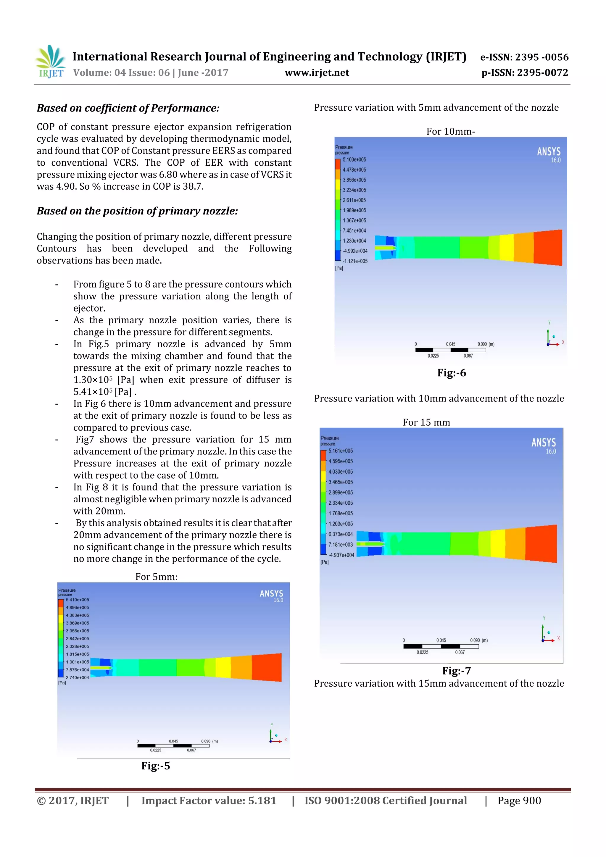Analysis of Constant Pressure and Constant Area Mixing Ejector ...
