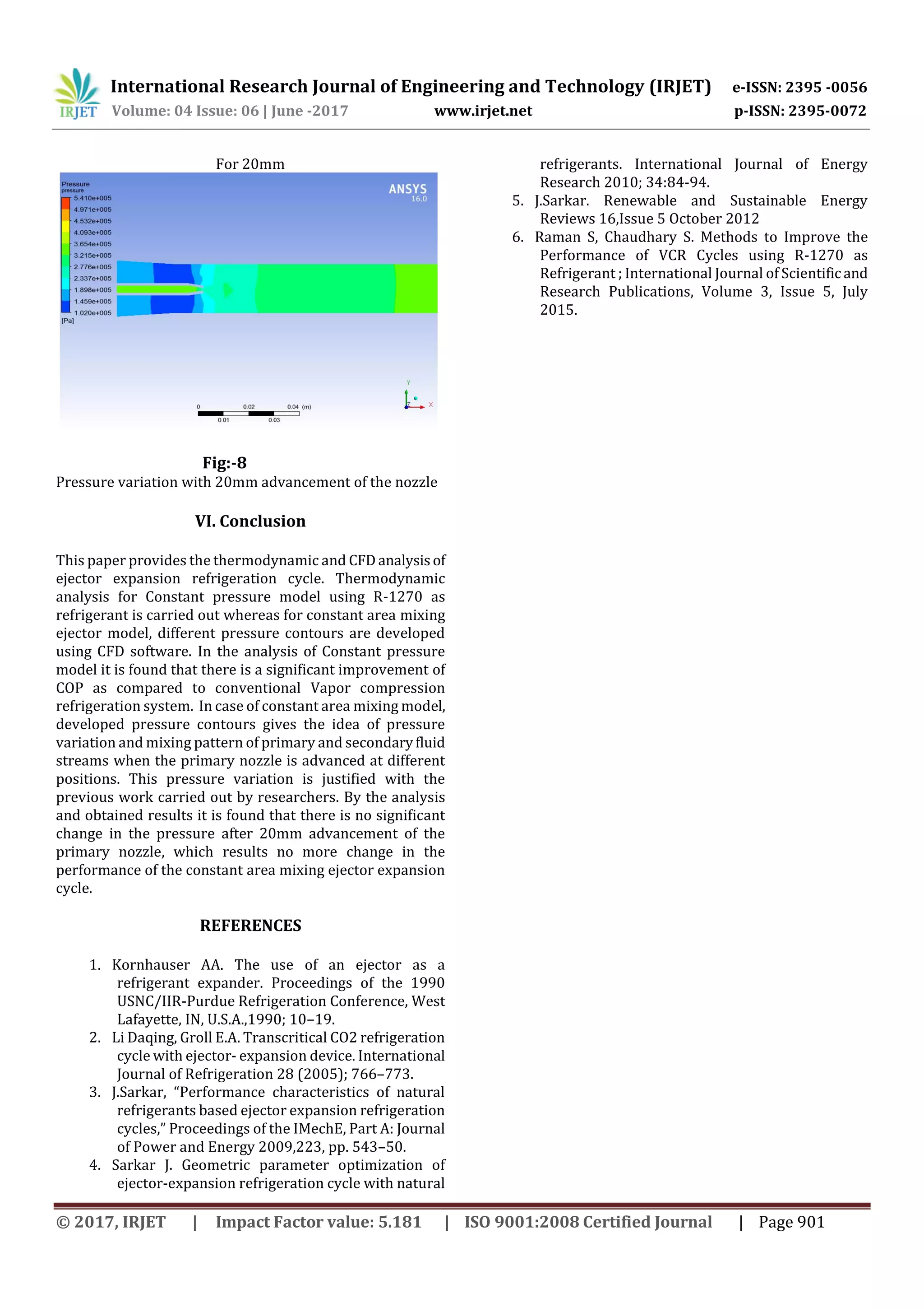 Analysis of Constant Pressure and Constant Area Mixing Ejector ...