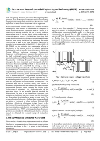 Selective Harmonic Elimination PWM using Generalized Hopfield Neural Network for Multilevel ...
