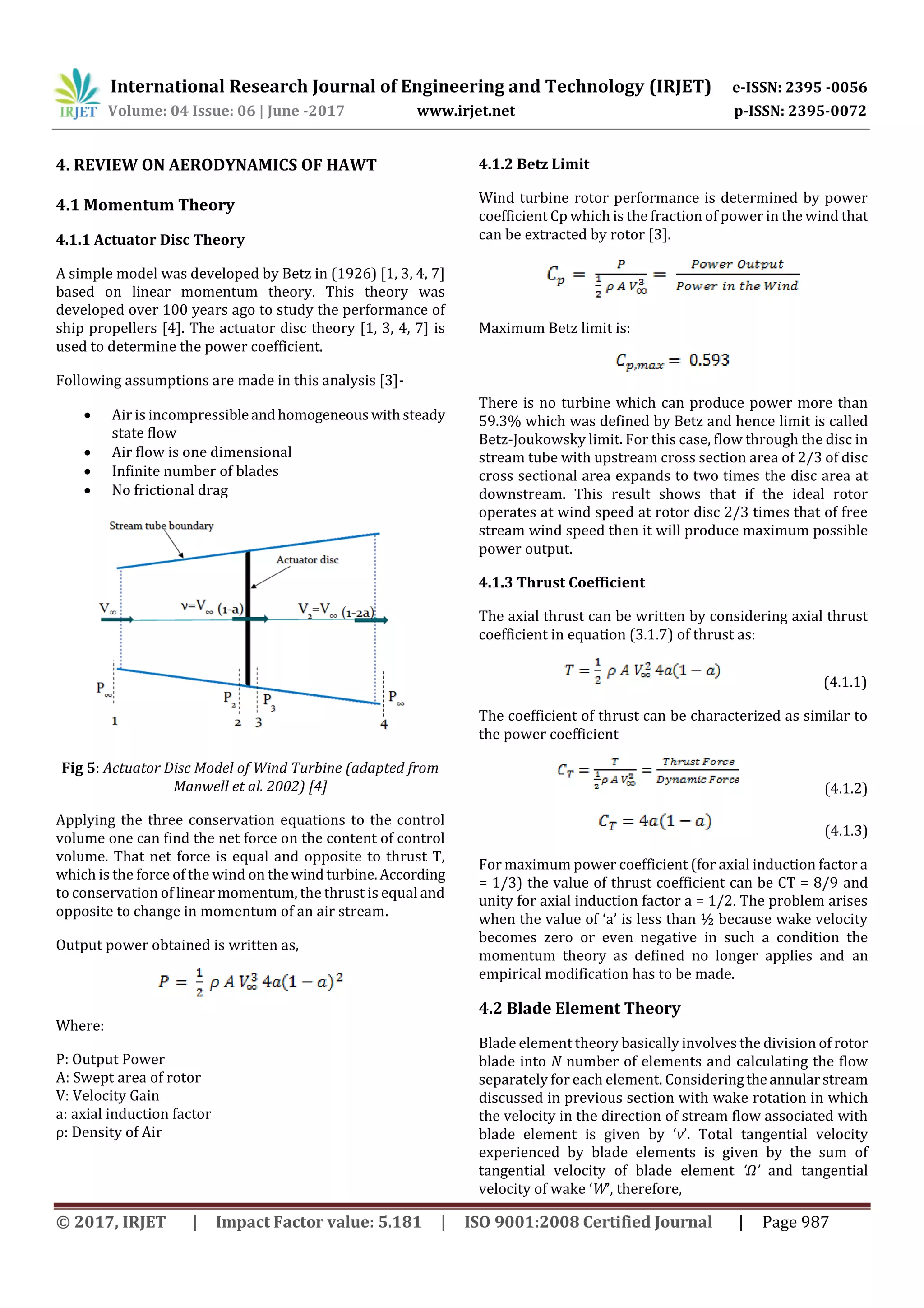 A Comprehensive Review of Developing Horizontal Axis Wind Turbine Rotor Blade for Domestic ...
