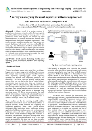 survey on analysing the crash reports of software applications | PDF