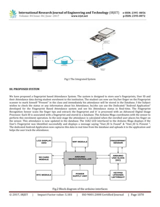 Attendance System using Android Integrated Biometric Fingerprint ...