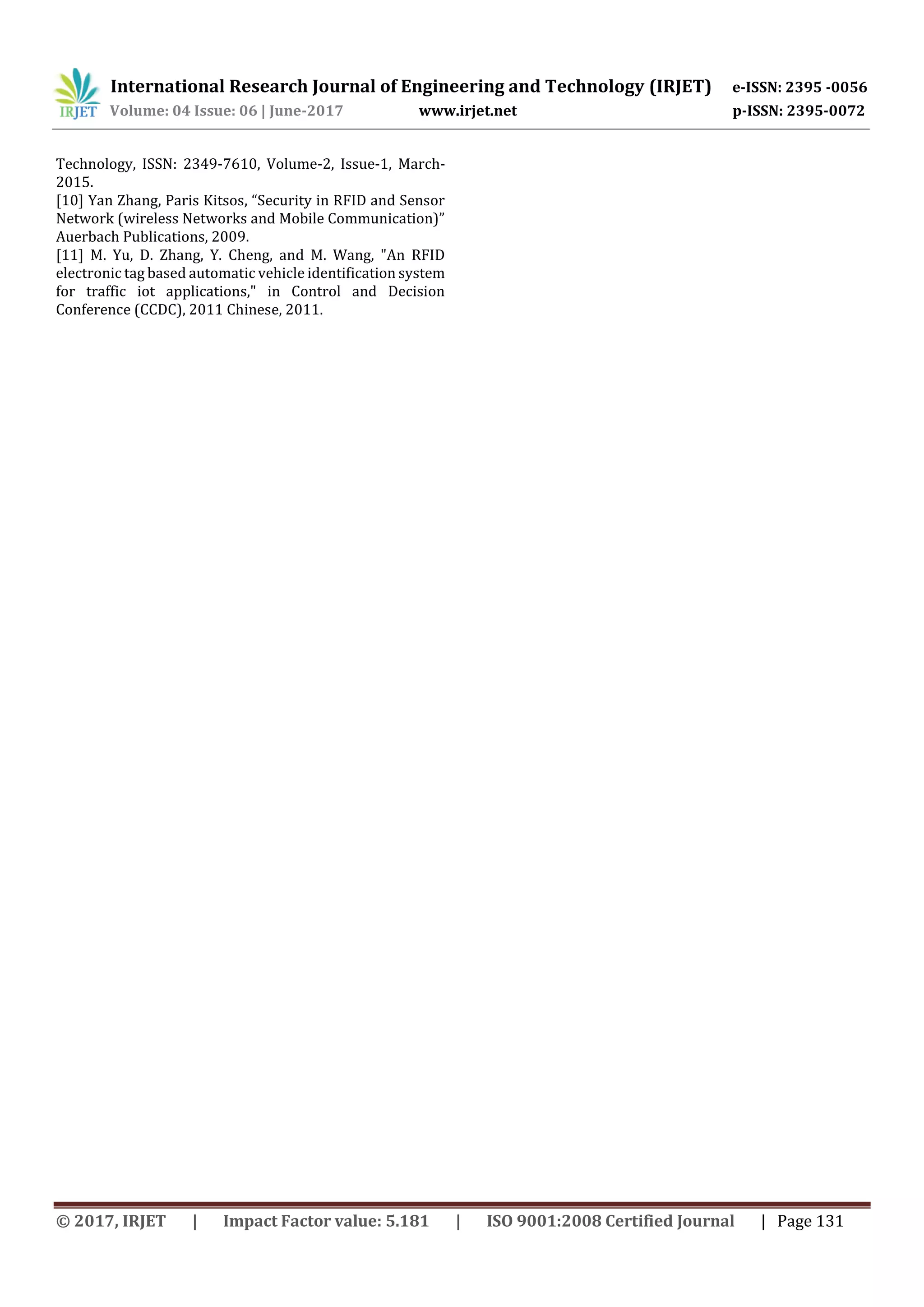 Automatic Toll Collection and Anti-theft Alert System Using RFID and ...