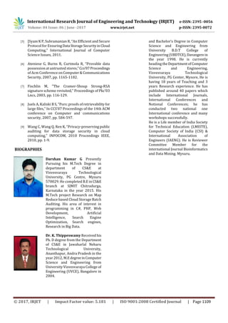 A Survey on Batch Auditing Systems for Cloud Storage | PDF