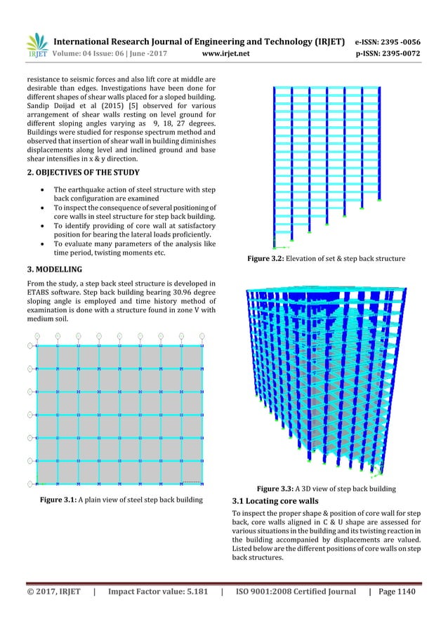 Study on Influence of Positions of Core Wall for Structures with Step ...