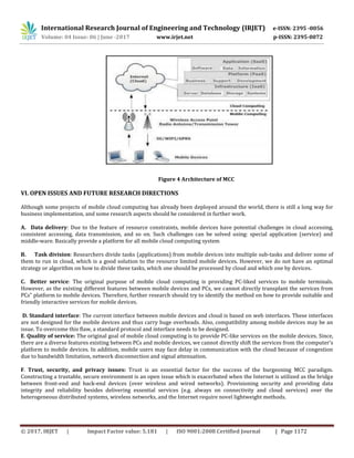 Study on Mobile Cloud Computing, It's Architecture, Challenges and ...