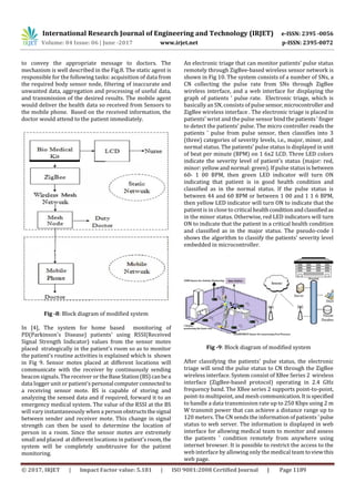 Wireless Sensor Network for Patient Health Monitoring System | PDF