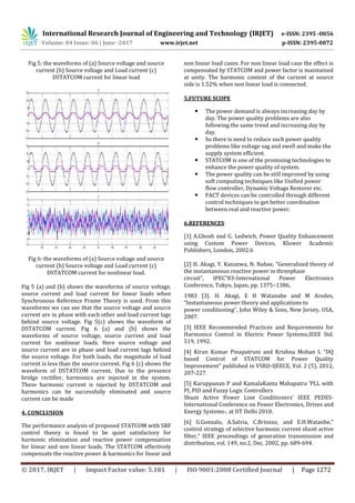 Power Quality Improvement by SRF Based Control using D-STATCOM | PDF