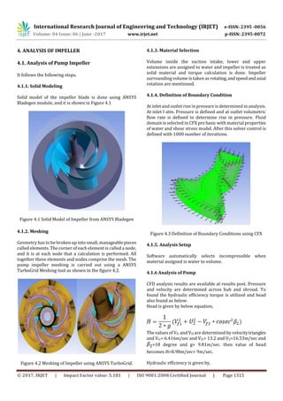 Improving Efficiency of Submersible Pump Impeller of Mixed Flow Type by Design Modification ...