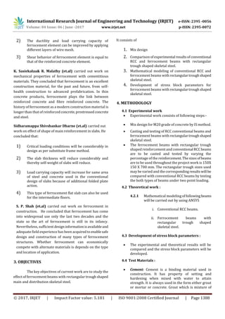 Experimental Performance, Mathematical Modelling and Development of Stress Block Parameter of ...