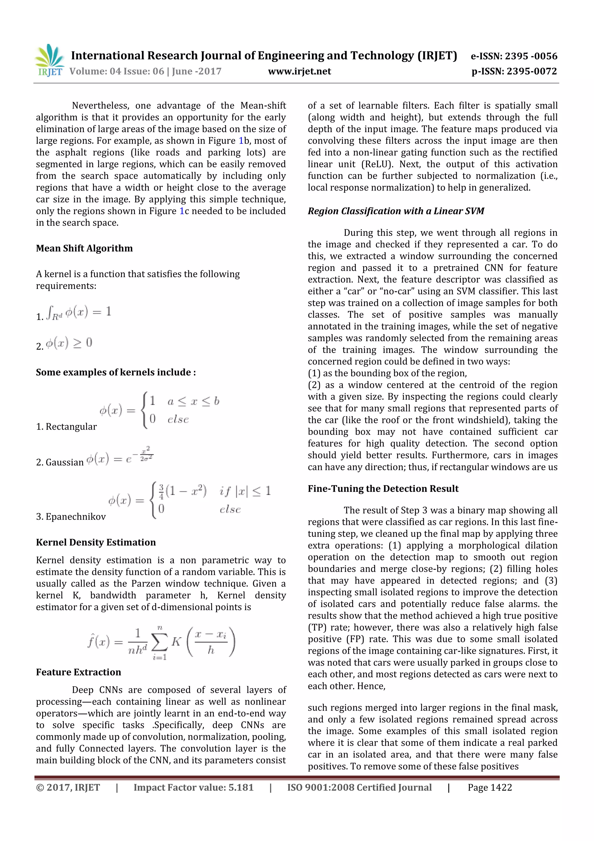 Deep Learning Approach Model for Vehicle Classification using Artificial Neural Network | PDF