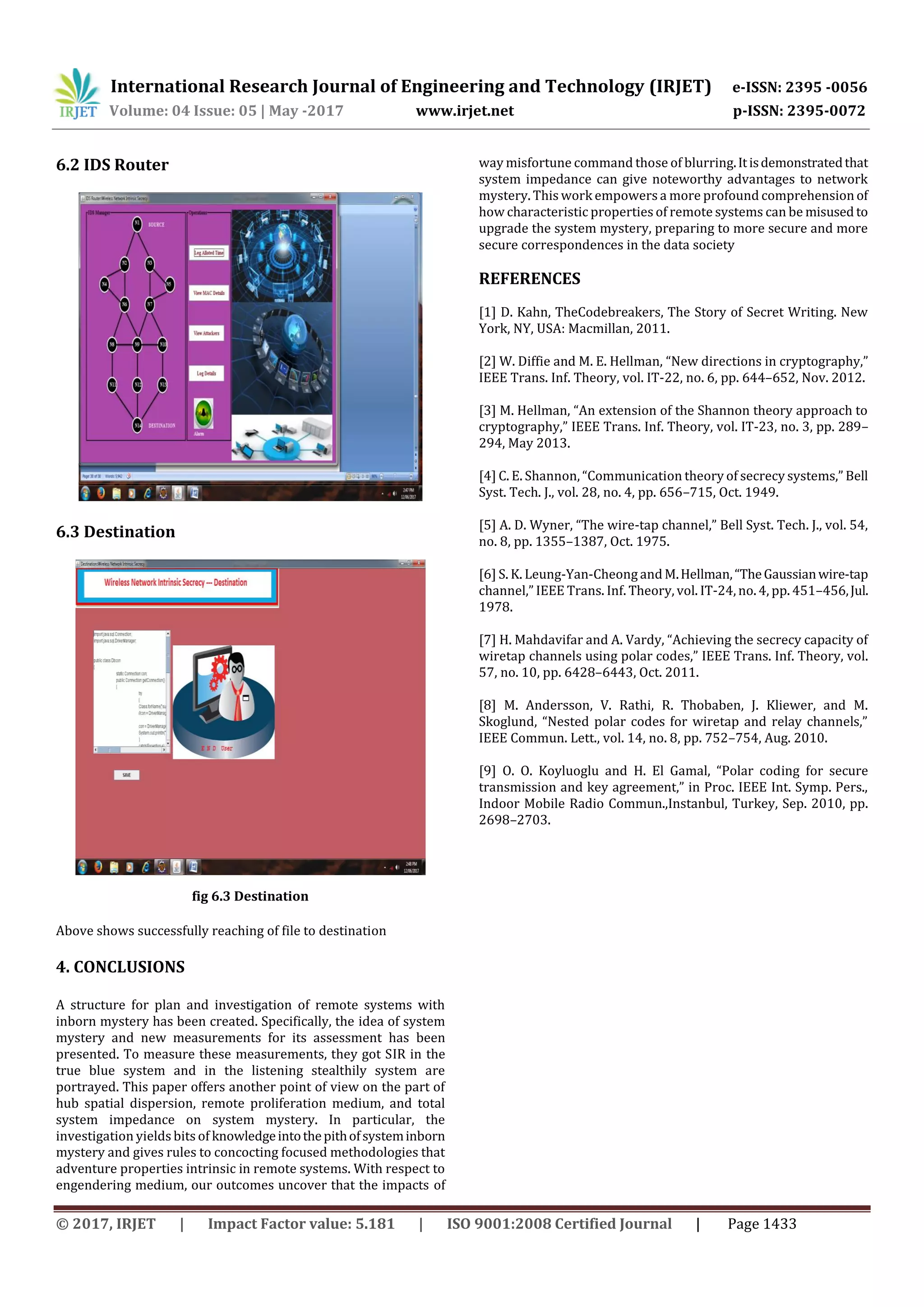 Wireless Network Intrinsic Secrecy | PDF