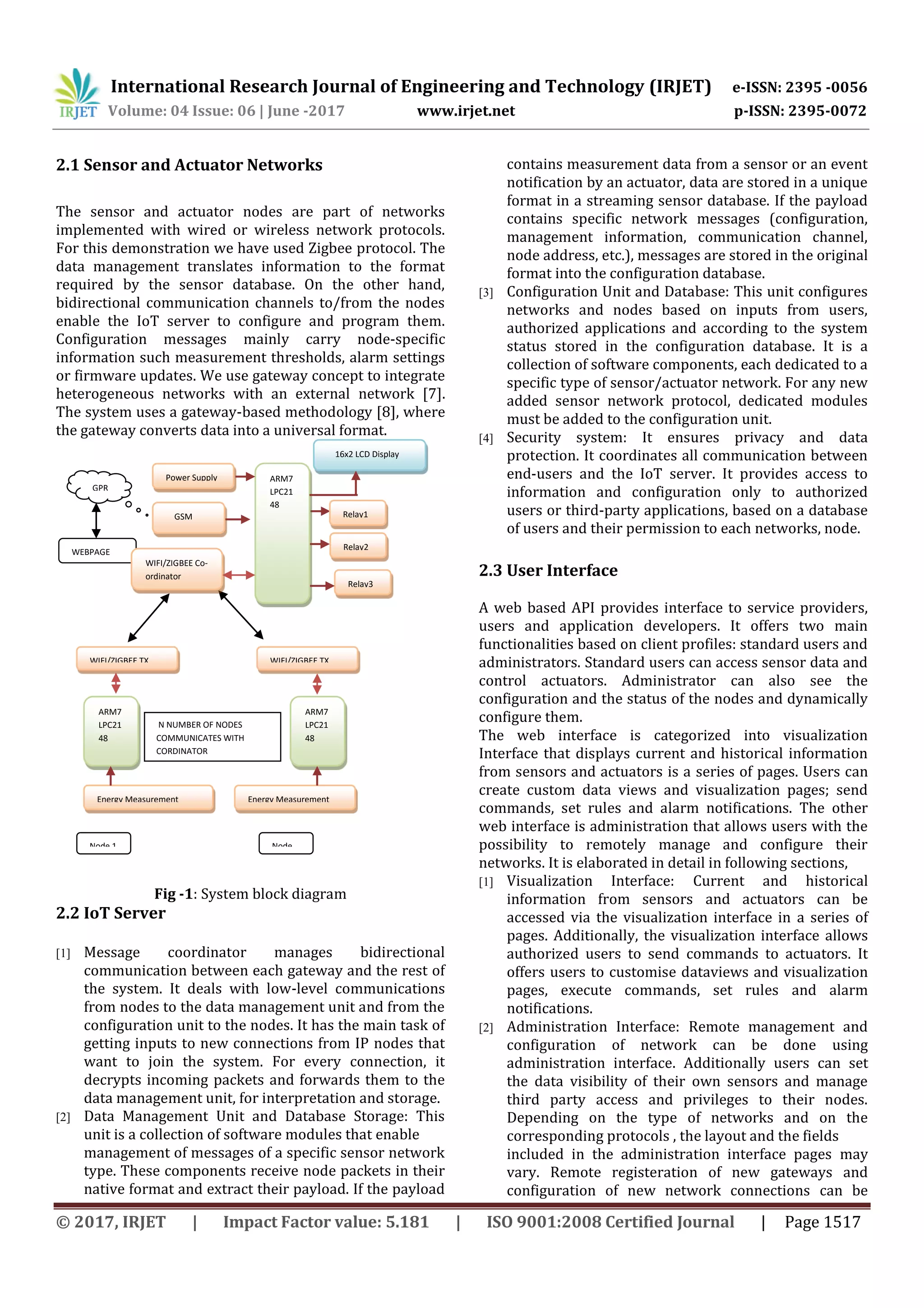 Energy Meters using Internet of Things Platform | PDF