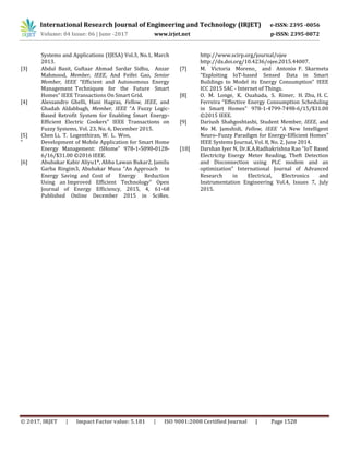 A Real-Time IoT Implementation for Efficient Energy Consumption | PDF | Gas and Electric | Home ...