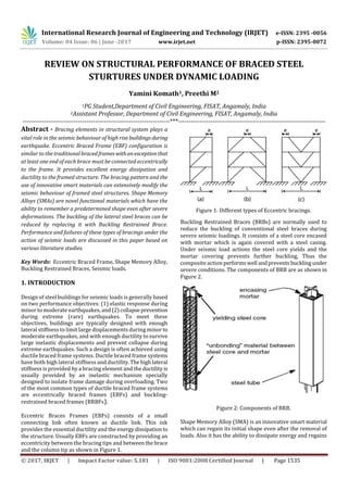Review on Structural Performance of Braced Steel Sturtures Under ...