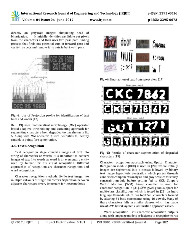 Text Detection and Recognition: A Review | PDF