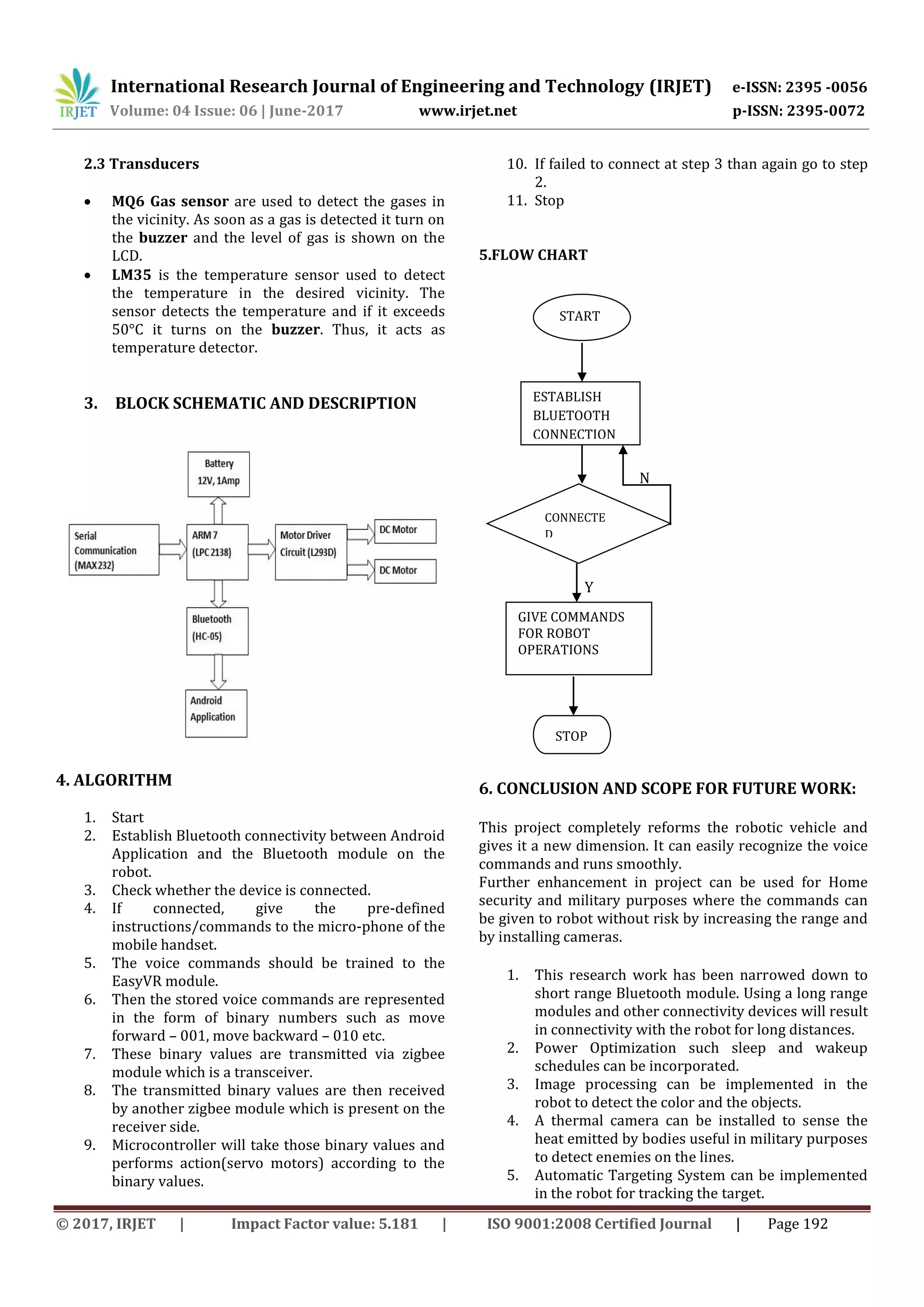 Voice Controlled Robotic Vehicle | PDF