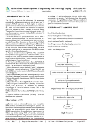 Performance Evolution of LTE Cellular Technology | PDF