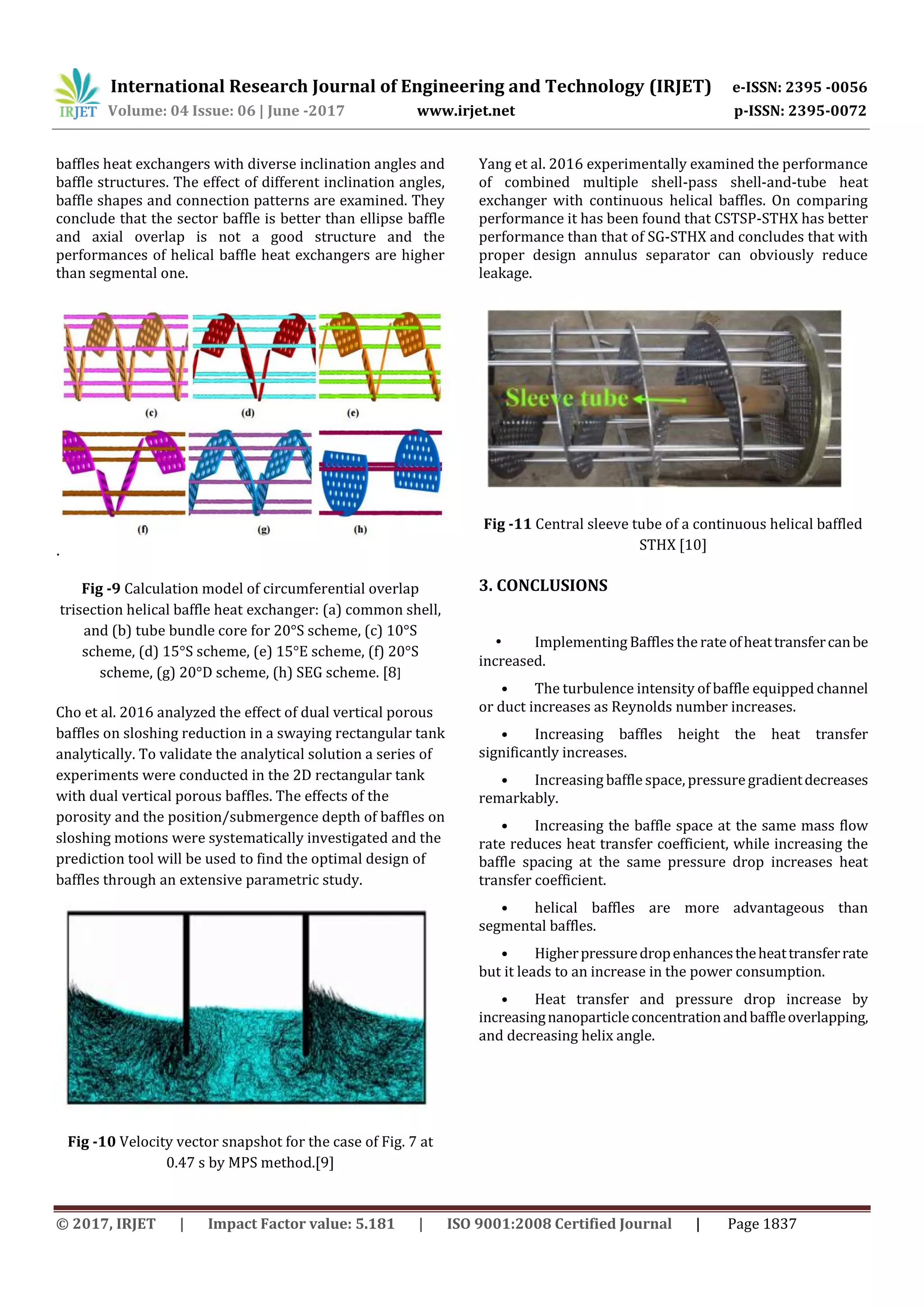 A comprehensive review on Heat and fluid flow in Baffled Pipe/Channel | PDF | Physics | Science