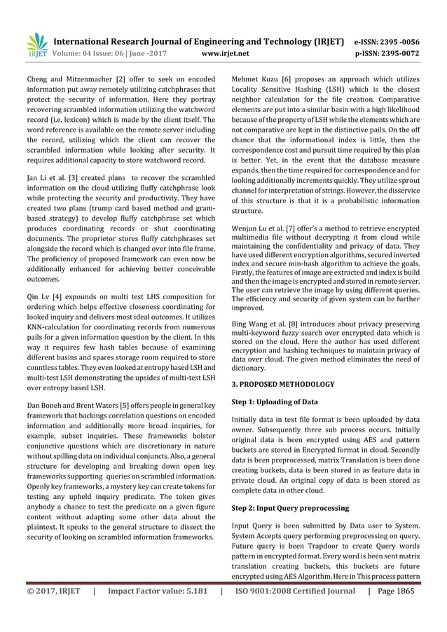 Efficient Similarity Search over Encrypted Data | PDF