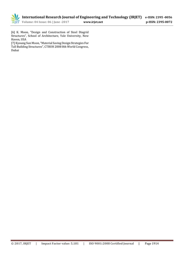 Comparative Study of Wind Analysis of High Rise Building with Diagrid and Outrigger Structural ...