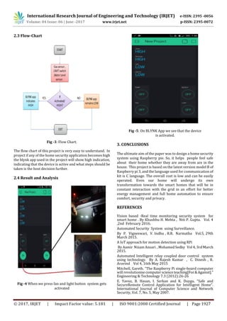 Development of Smart Home security system using Raspberry Pi | PDF