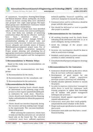 Delay Analysis in Industrial Projects by using Relative Importance Index Method | PDF