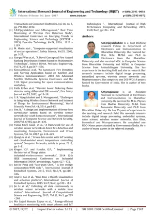 Internet of Things Technology for Fire Monitoring System | PDF