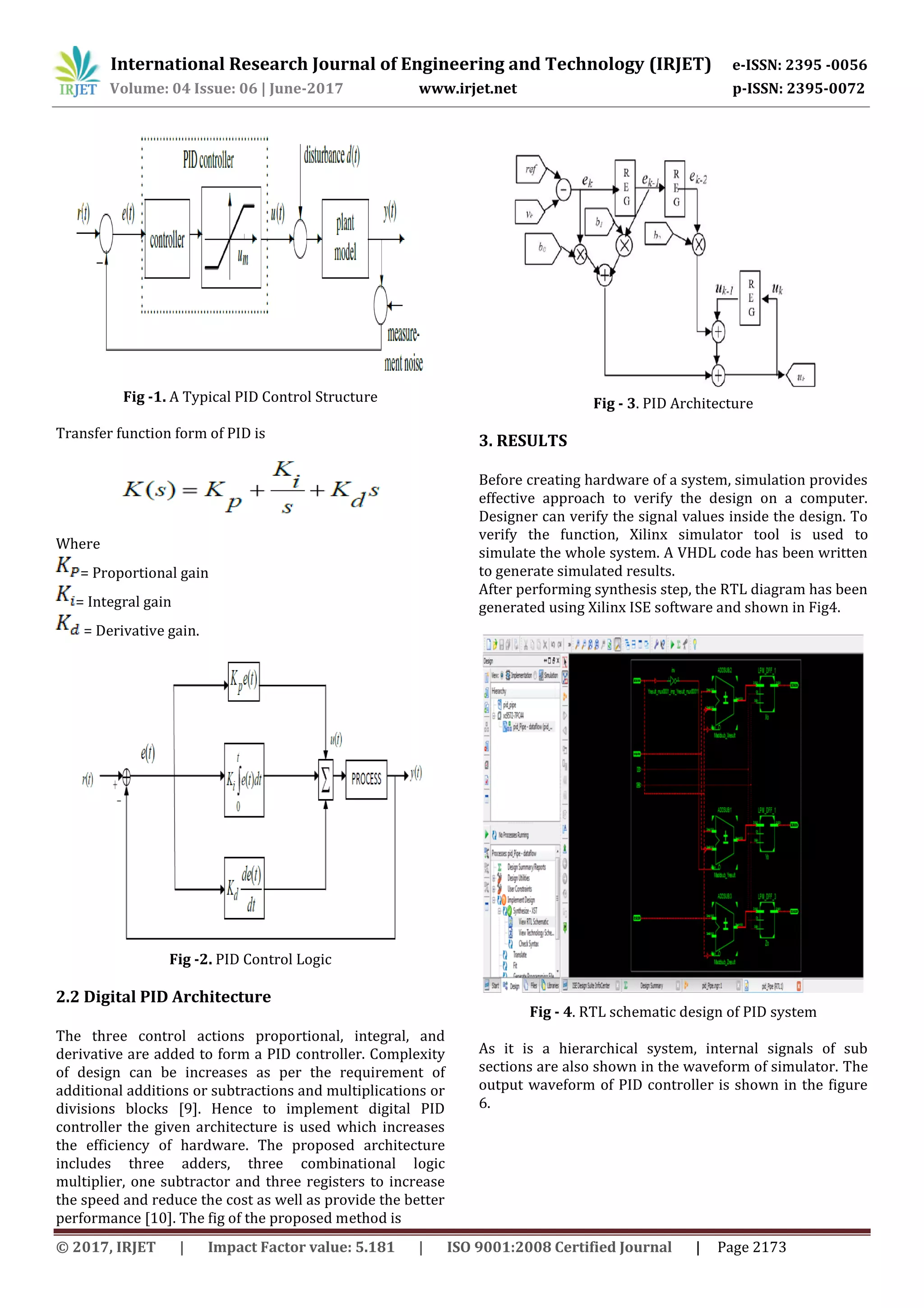 Design of a PID Controller using VHDL | PDF | Technology & Computing