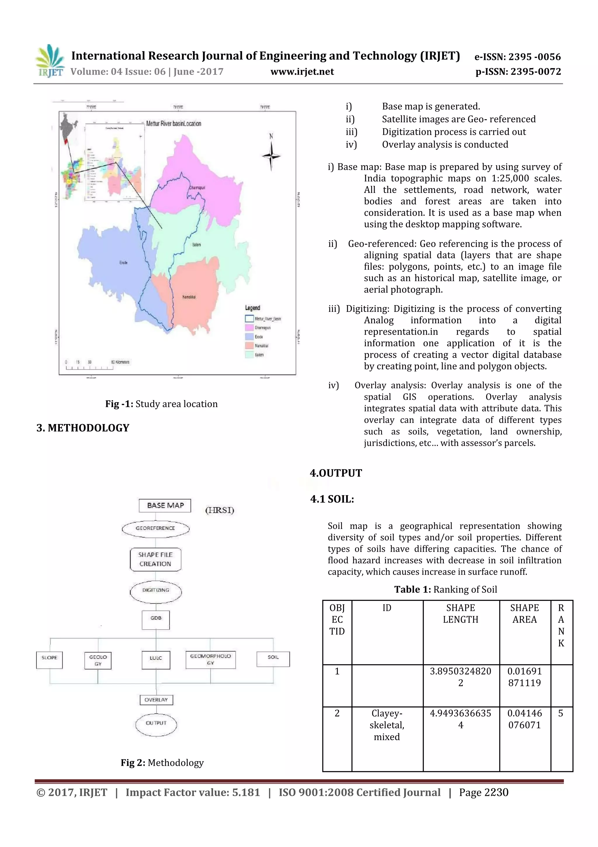 Mapping of Flood Analysis using GIS in Mettur River Basin | PDF