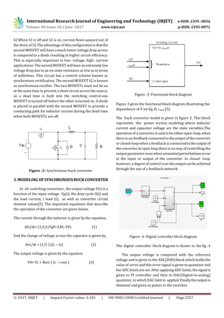 Closed Loop Simulation and Implementation of Digital Integral Control of Synchronous Buck ...