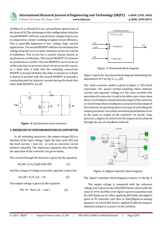 Closed Loop Simulation And Implementation Of Digital Integral Control
