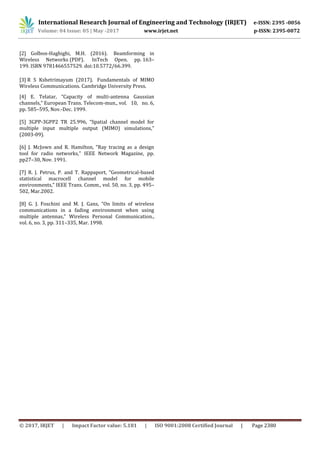 Linear Transmit-Receive Strategies for Multi-User MIMO Wireless Communication | PDF