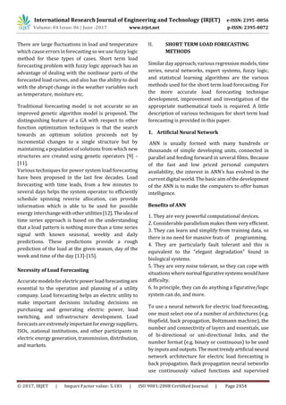 A Critical Review on Employed Techniques for Short Term Load Forecasting | PDF
