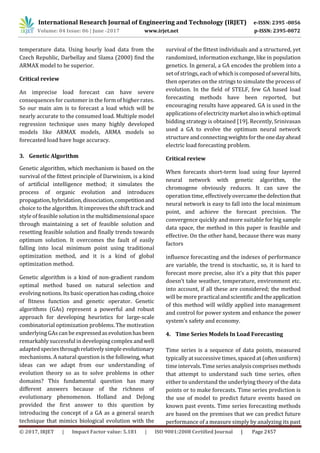 A Critical Review on Employed Techniques for Short Term Load Forecasting | PDF