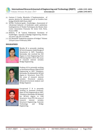 Comparative study on Time period and Frequency of Full Arch and ...