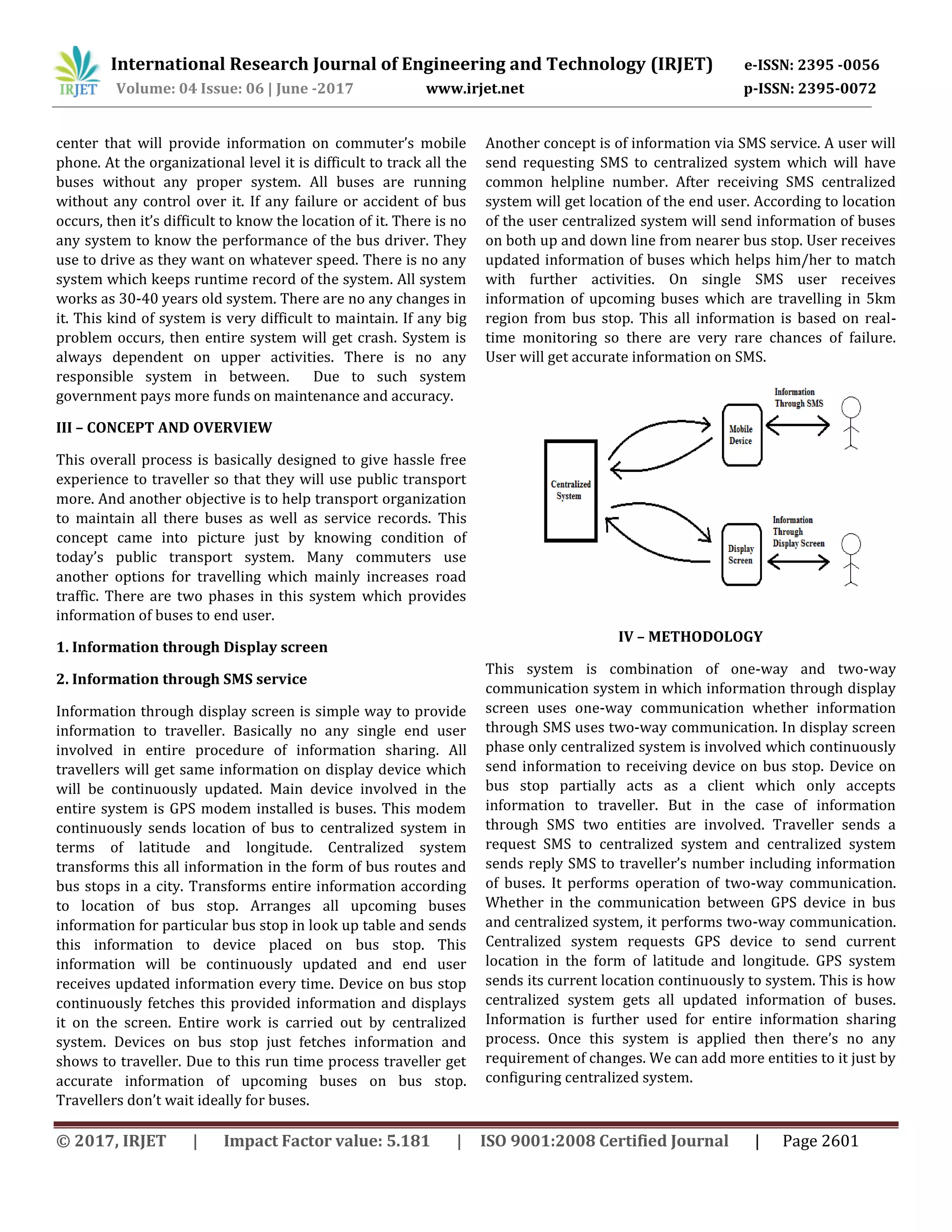 GPS Tracking System for Public Transport | PDF
