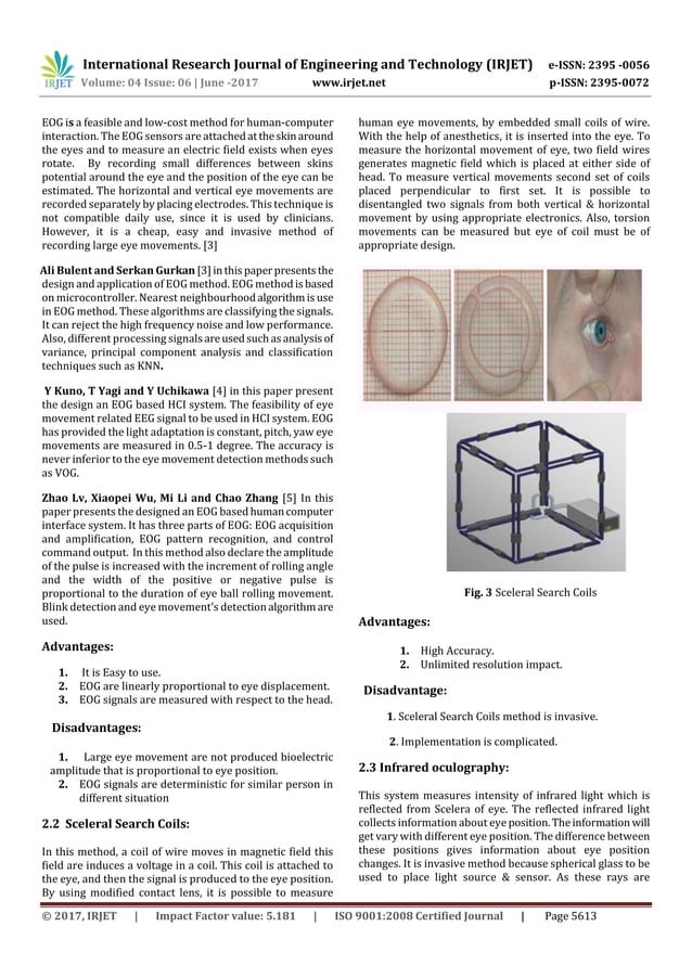 Survey Paper on Eye Gaze Tracking Methods and Techniques | PDF