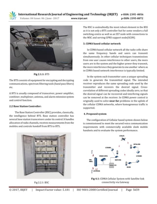 CDMA Based Secure Cellular Communication via Satellite Link | PDF