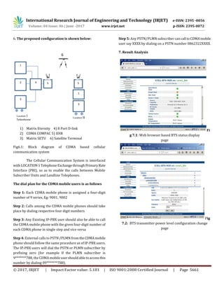CDMA Based Secure Cellular Communication via Satellite Link | PDF