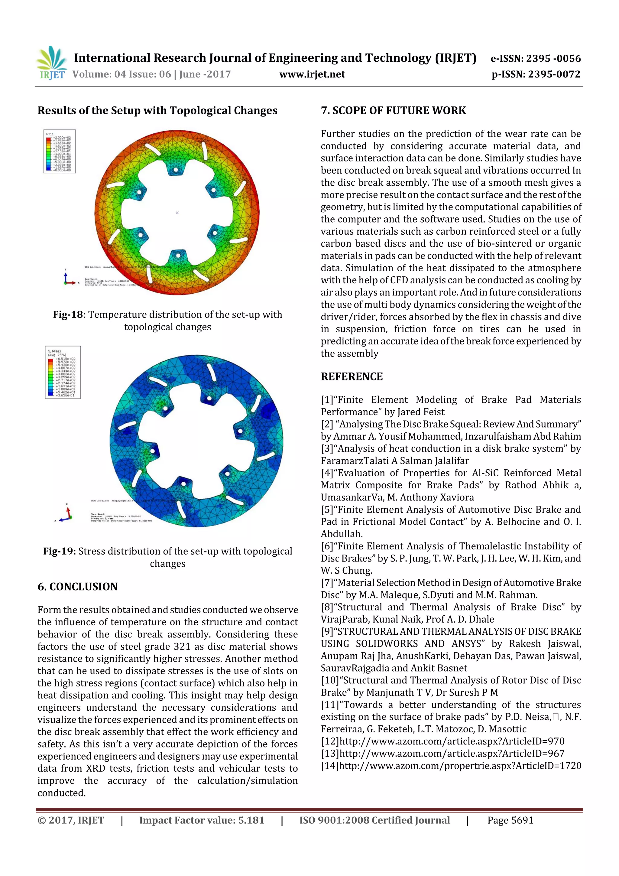 Study and Analysis of Energy Dissipation in Disc Brakes | PDF