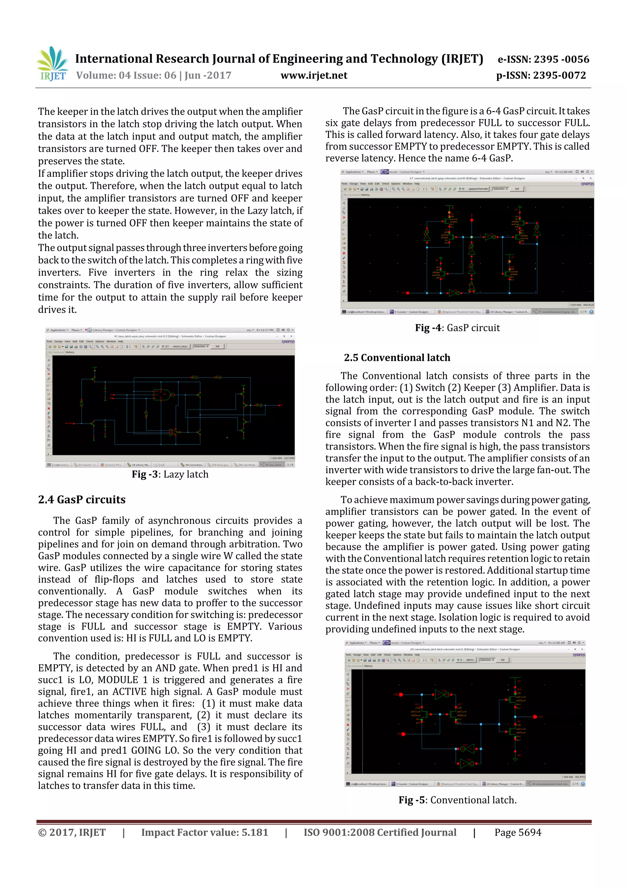 Low Power Gasp Circuits using Power Gating | PDF