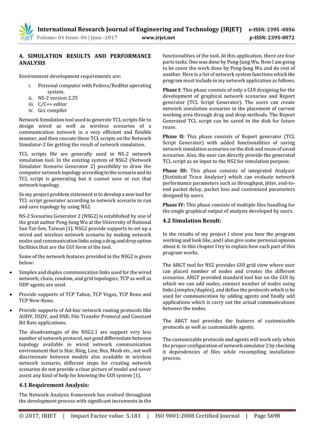 Network Analyzer And Report Generation Tool For Ns 2 Using Tcl Script Pdf