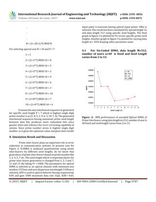Qualitative Analysis of Optical Interleave Division Multiple Access using Specific Seed Length ...