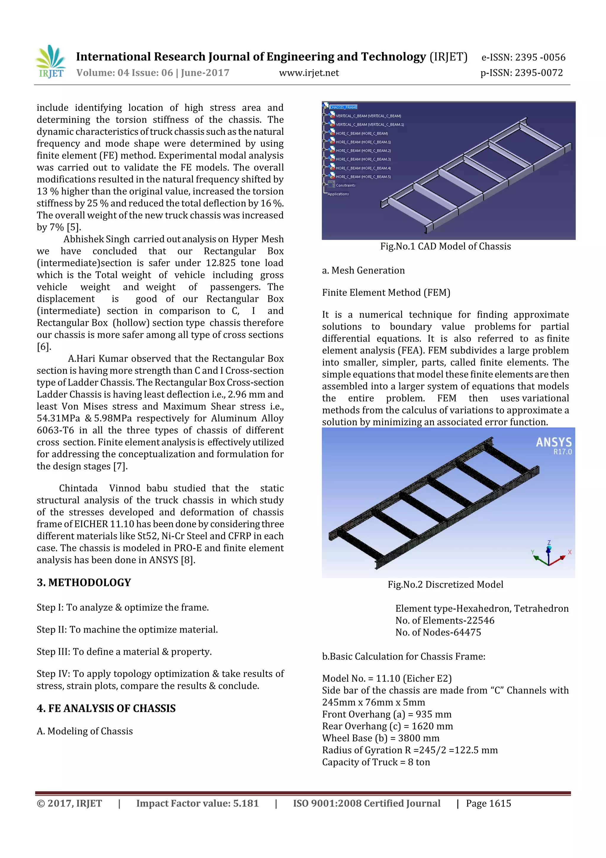 Design Modification for Weight Reduction and Structural Analysis of ...
