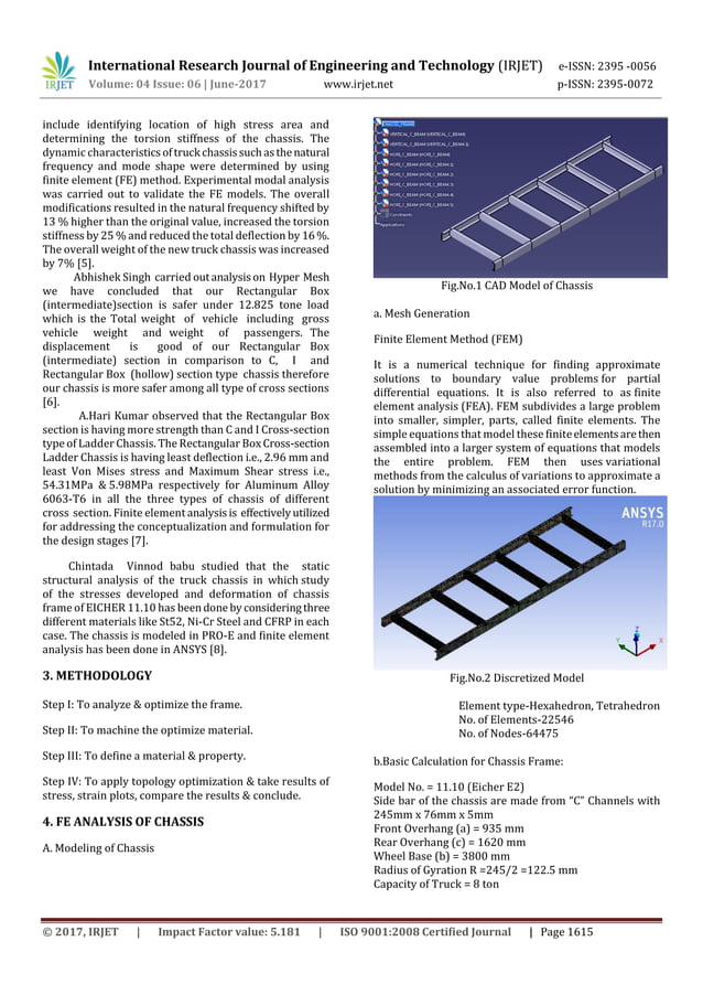 Design Modification for Weight Reduction and Structural Analysis of ...