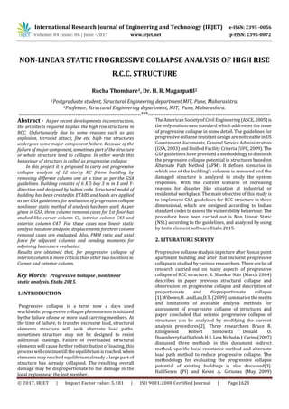 Non-Linear Static Progressive Collapse Analysis of High Rise R.C.C ...